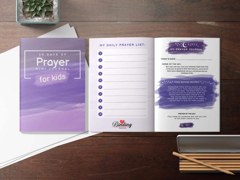 30 Days of Prayer Grief Kids Journal